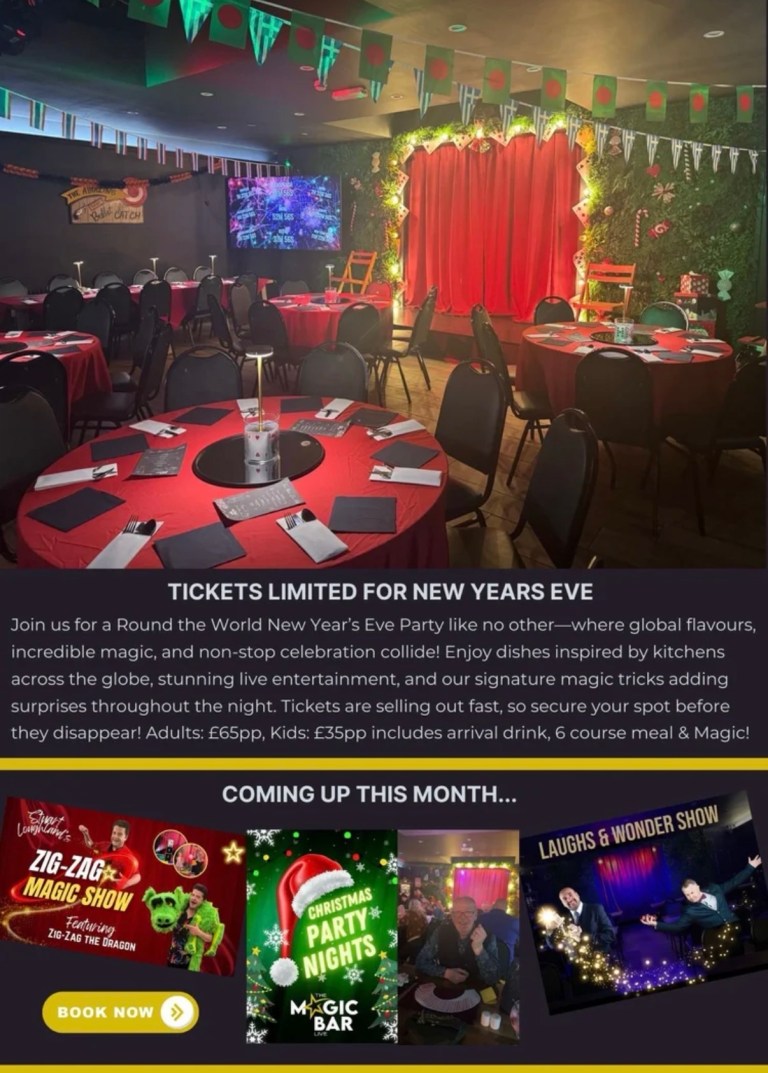 The Magic Bar Live – Llandudno Christmas Events – Everything Else Blog